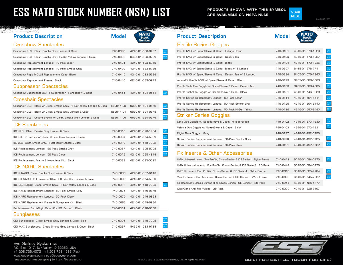 natonsn | ESSゴーグル・サングラス｜ESS Japan オフィシャルサイト